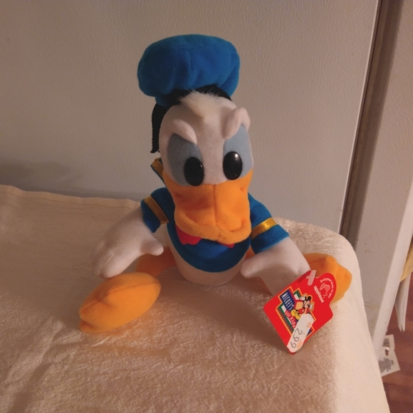 Disney | Toys | Vtg Disney Donald Duck Plush Sailor Outfit Stuffed ...